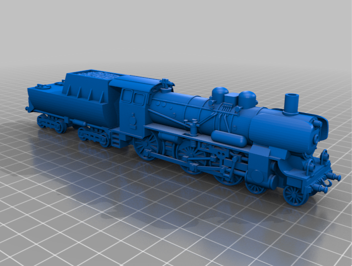 Stl File Drg Class 38 Steam Engine 😤・3d Print Design To Download・cults